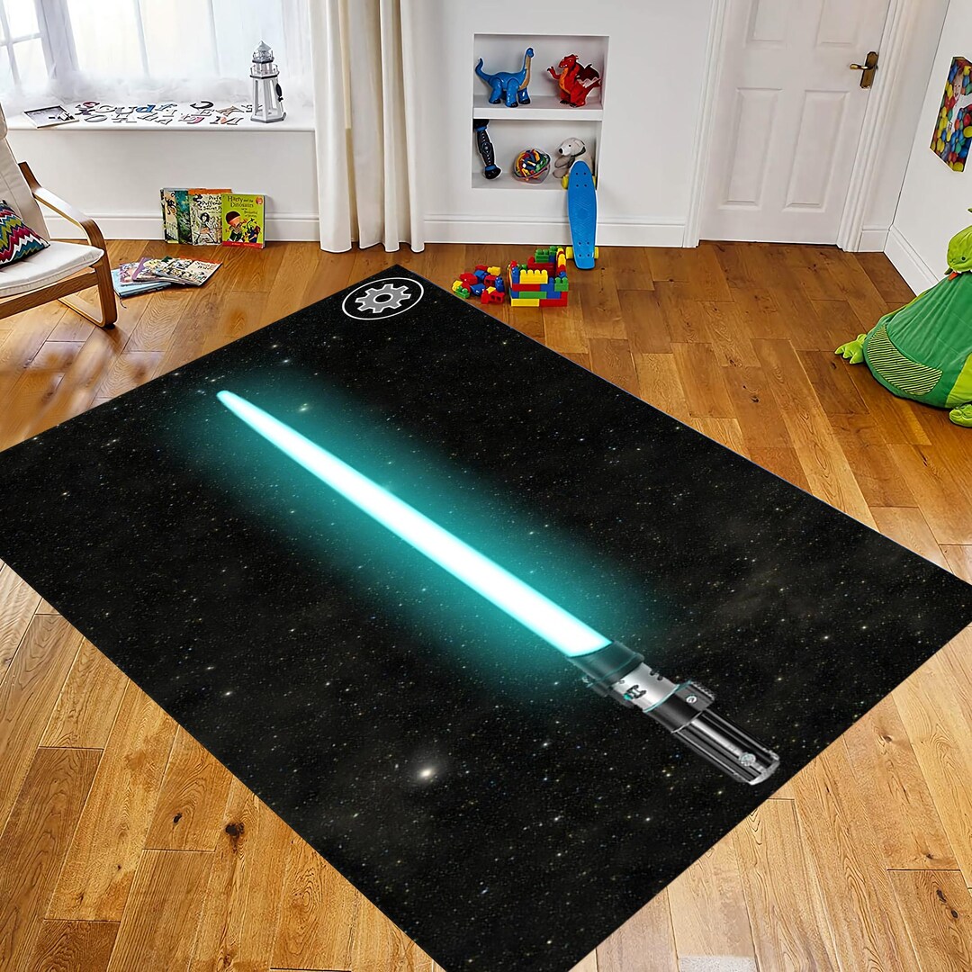 Lightsaber Sword, Lightsaber Sword Rug, Lightsaber Sword Carpet, Floor ...