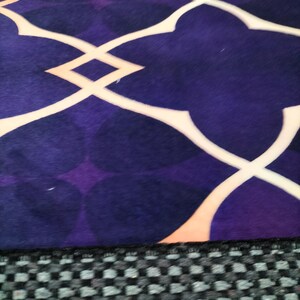 Purple Themed Rug, Purple Gold Runner Rug, Purple Gold Rug,purple Gold ...