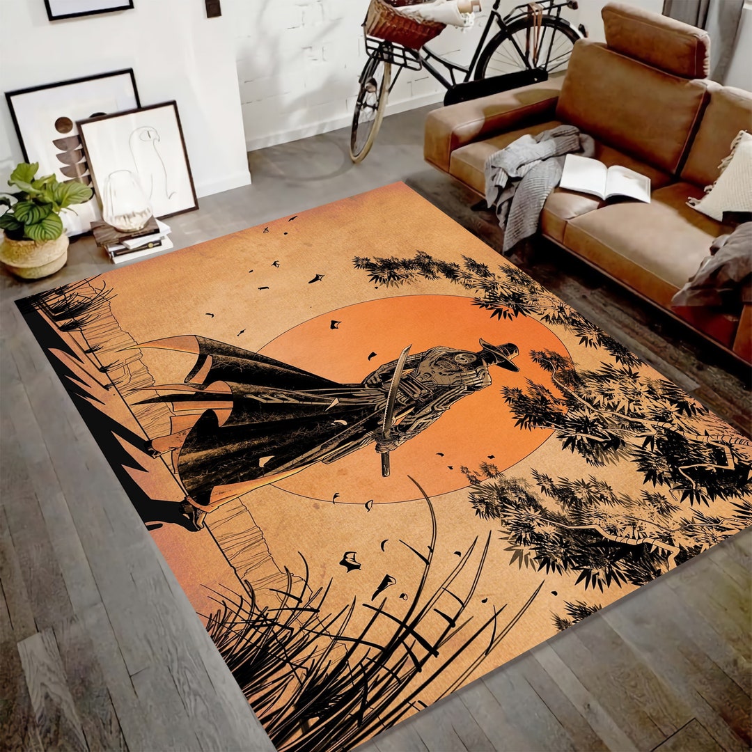 Anime Rug Living Room, Japanese Rug Anime Rug for Bedroom, Anime ...