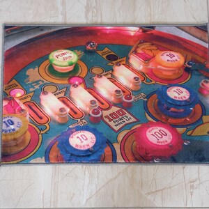 Pinball Playfield Rugs, Pinball Rug, Cool Rug, Kids Room Rug, Fan Rug ...