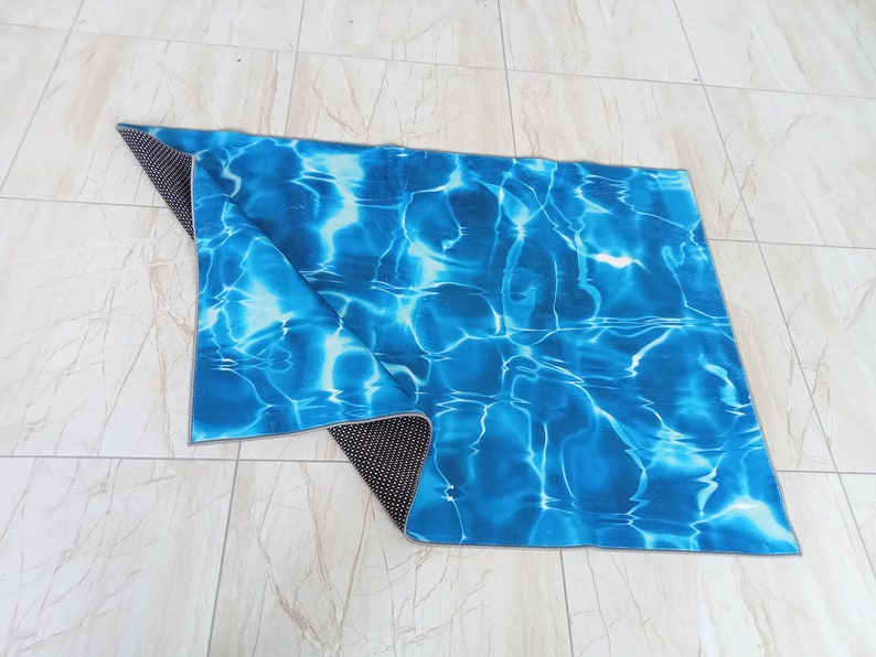 3D Water Rug Illusion Rugabstract&for Living Room Rugnon - Etsy