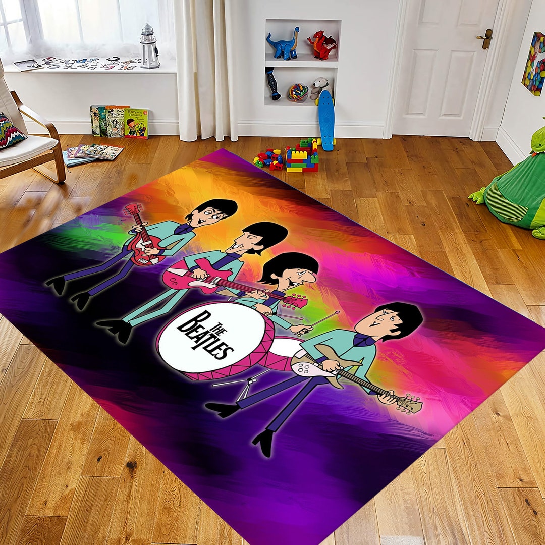 The Beatles Rug, the Beatles Gift, for Living Room Rug, Fan Rug, Area ...