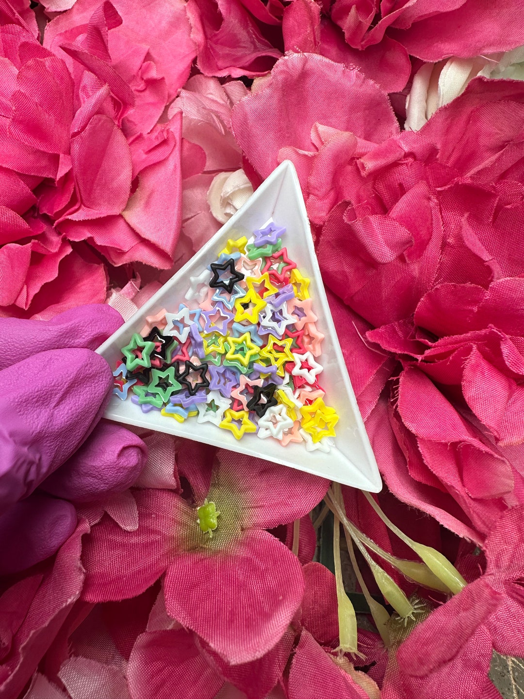 3D Star Resin Nail Art - Etsy