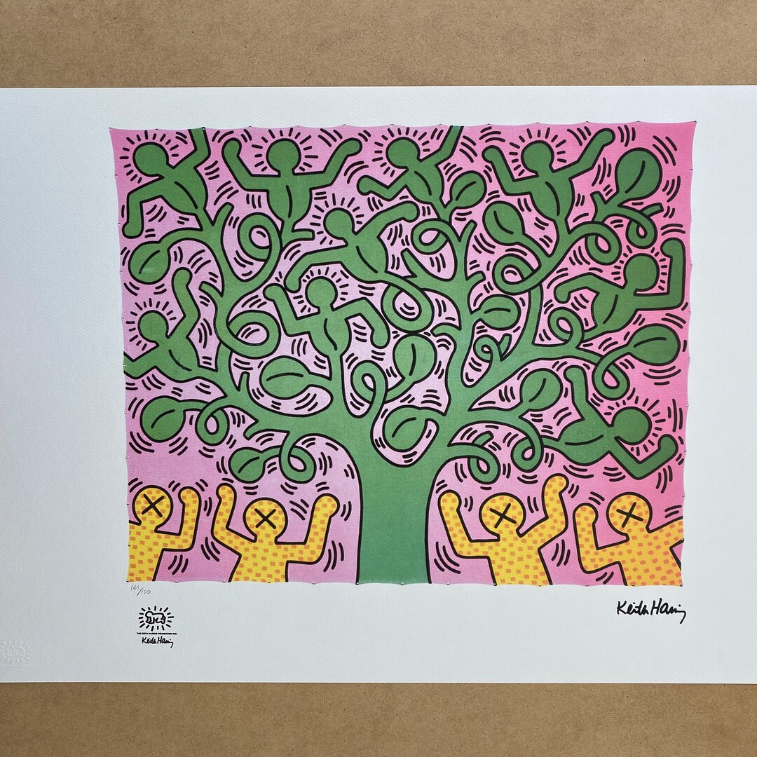 Keith HARING Signed Tree of Life Certificate keith Haring - Etsy