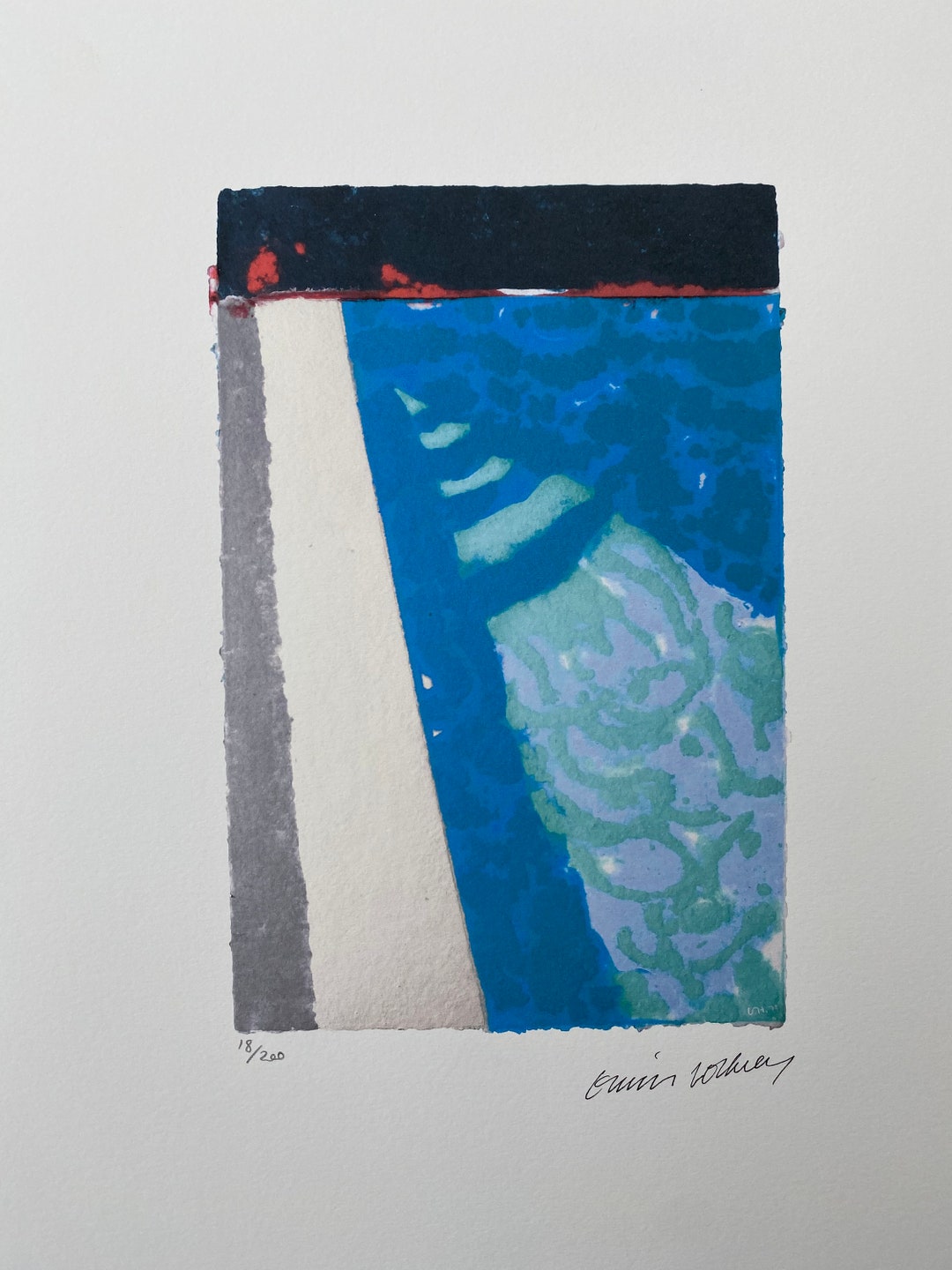David Hockney Steps With Shadow Lithograph - Etsy