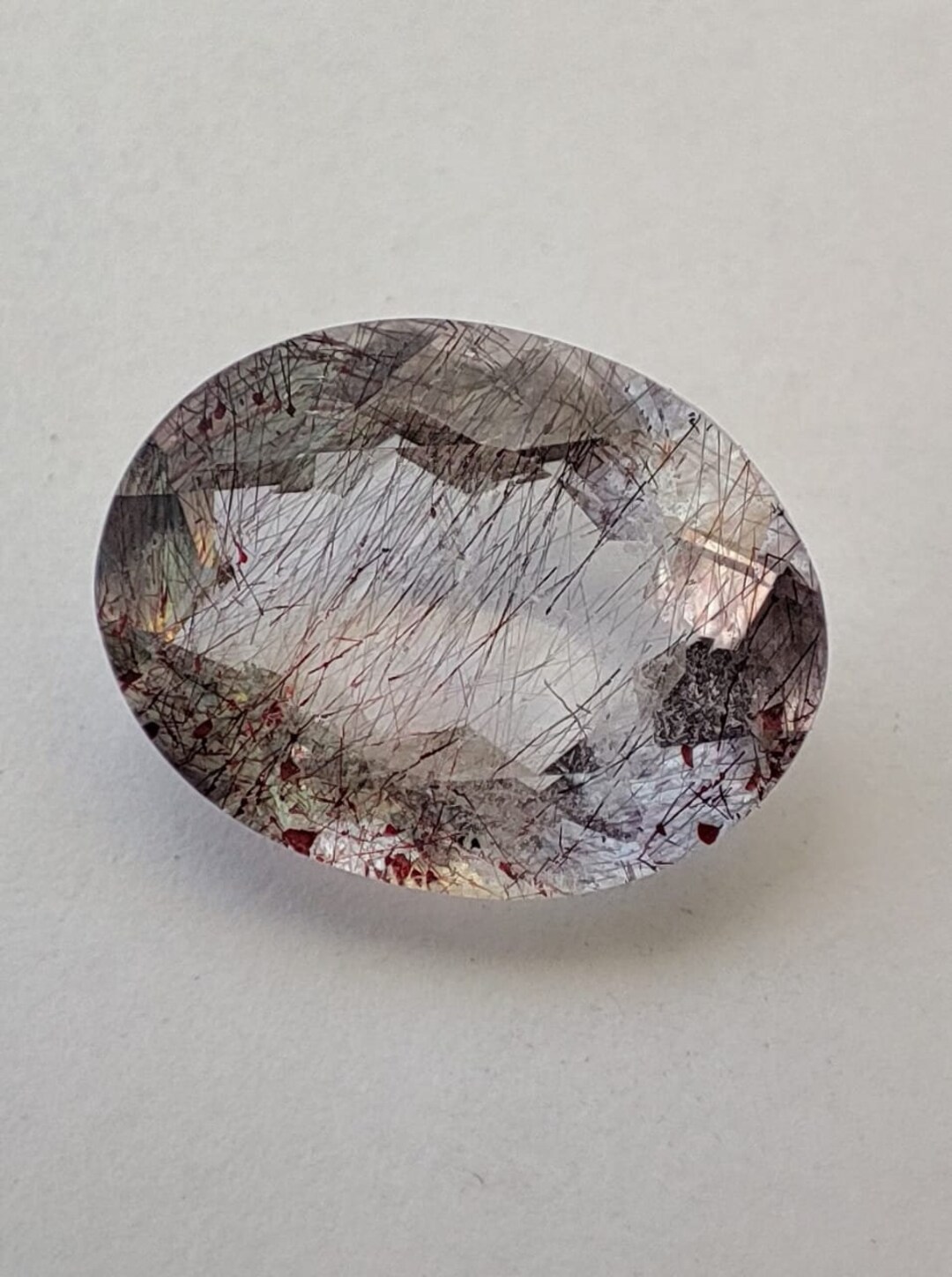 SUPER SEVEN QUARTZ Crystal, Natural Super 7 Quartz Faceted Beautiful ...