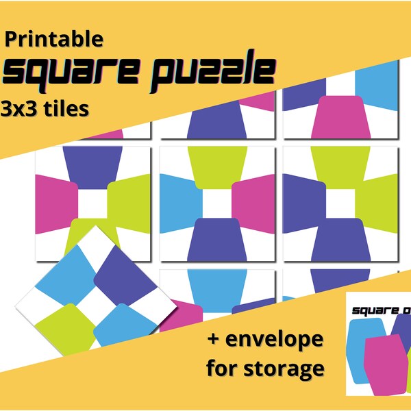 Scramble Squares Puzzle - Etsy