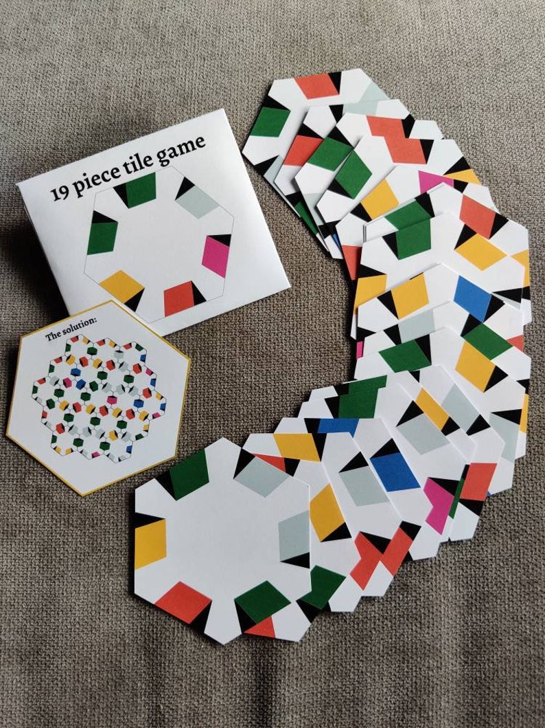 The Impossible Puzzle for Adults, Printable Brain Teaser, Hexagonal ...