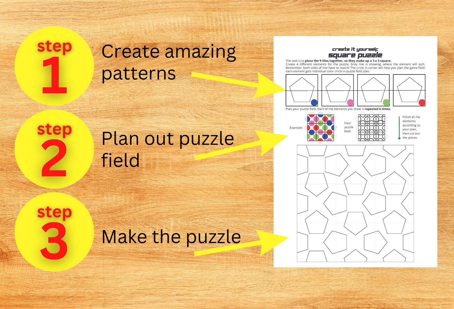 DIY Logic Puzzle Template: Kids Coloring Pages (digital File) - Etsy