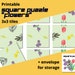 9 Piece Tile Game | Printable Game | Print Puzzle 3x3 | Fun Squares ...