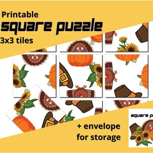 Printable Thanksgiving Game, Thanksgiving Activities, Logic Puzzle for ...