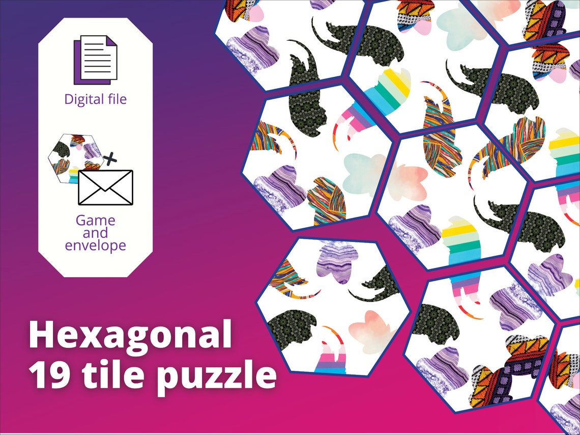 Printable Puzzle for Adults and for Kids, Printable Cutout Puzzle With ...