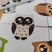 9 Piece Scramble Squares Puzzle With Owls, Printable Brain Teaser With ...