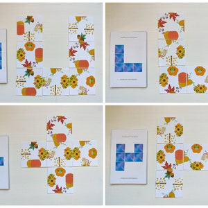 Square Puzzle Challenge Set, Printable Board Game for Kids ...