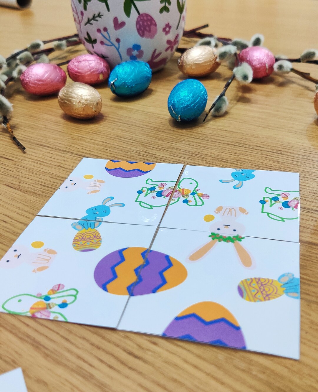 Easter Puzzle, Printable Easter Game, Easter Gifts for Kids Classroom ...