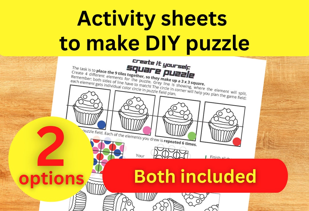 A Step by Step Instructions Template to Make a Logic Puzzle, Coloring ...