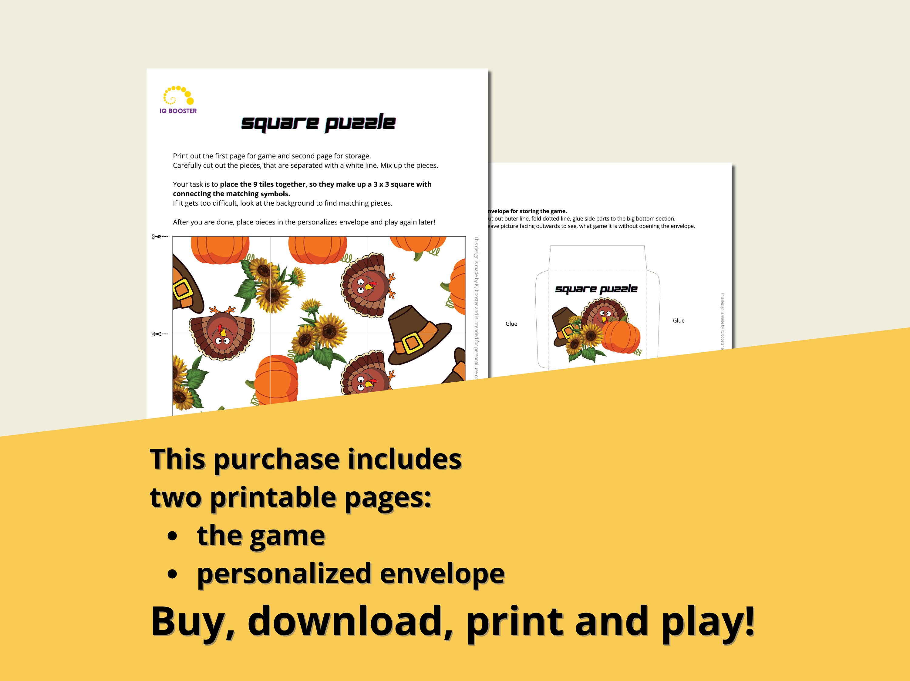 Printable Thanksgiving Game Thanksgiving Activities Logic - Etsy