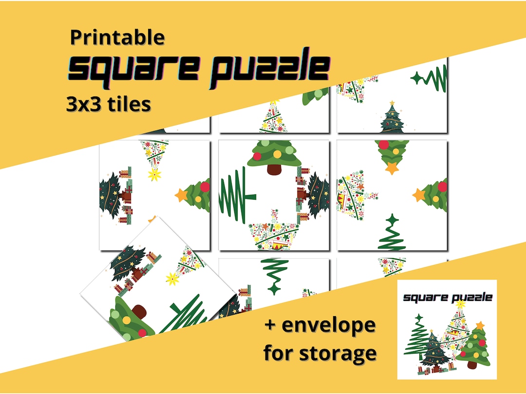 Christmas Printable Game With Christmas Trees, Christmas Printables ...