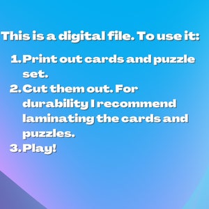 Square Puzzle Challenge Set, Printable Board Game for Kids ...