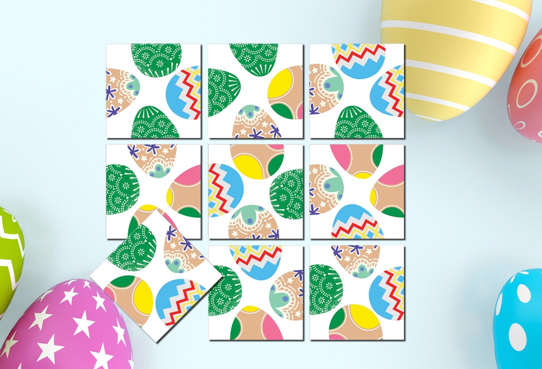 Easter Egg Puzzle, Printable Easter Games, Easter Gifts for Kids ...