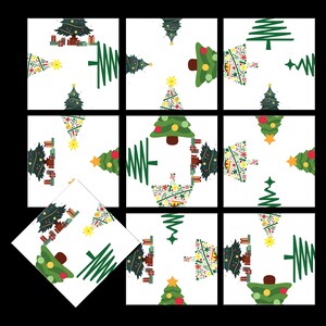 Christmas Printable Game With Christmas Trees, Christmas Printables ...