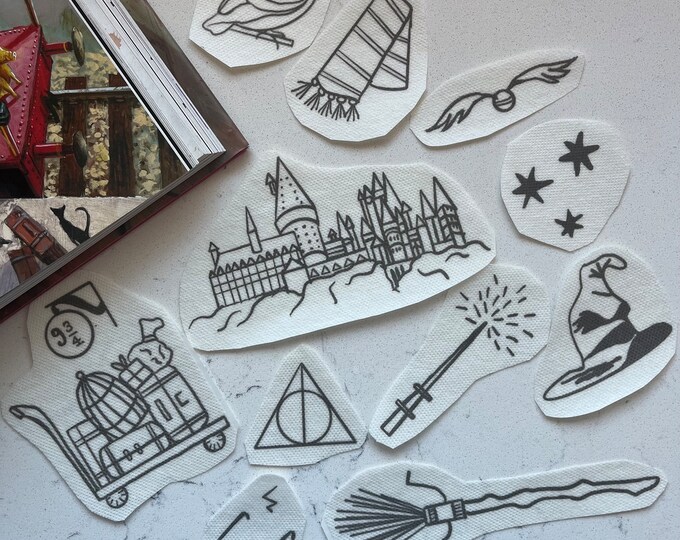 Harry Potter Stick and Stitch Patterns for Hand Embroidery - Etsy