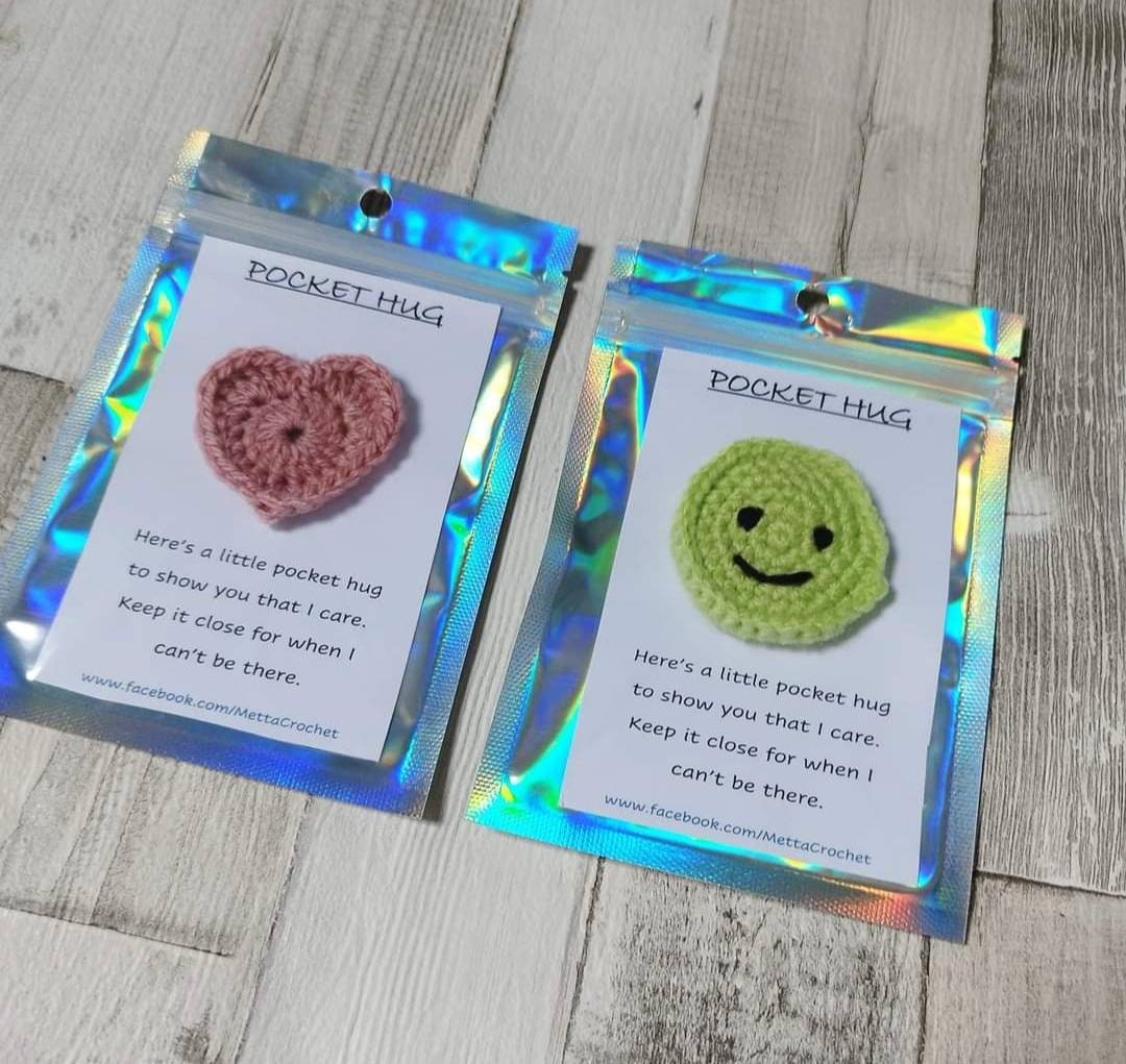 Pocket Hug, Thinking of You, Gift for Friend, Thank You Gift, Small ...