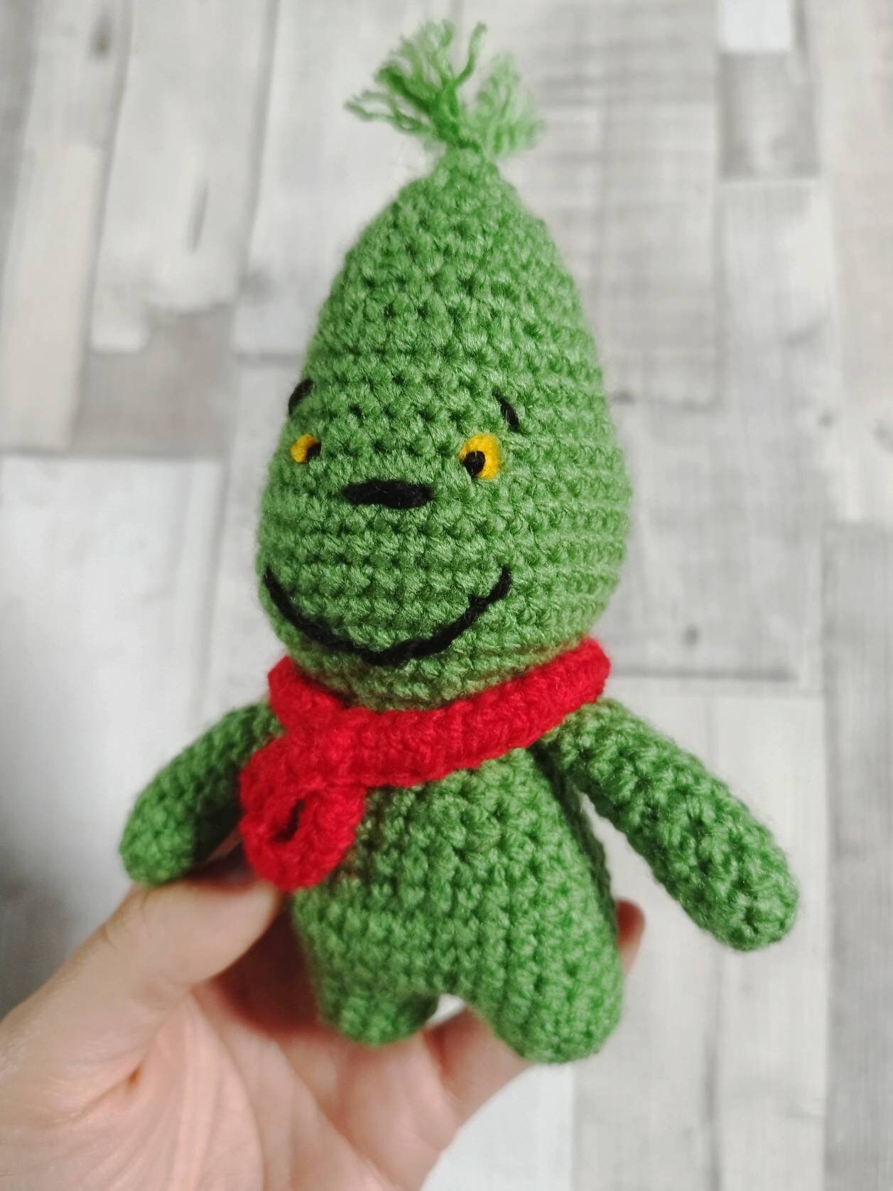 The Grinch Crochet Grinch Stocking Filler Christmas Decor - Etsy