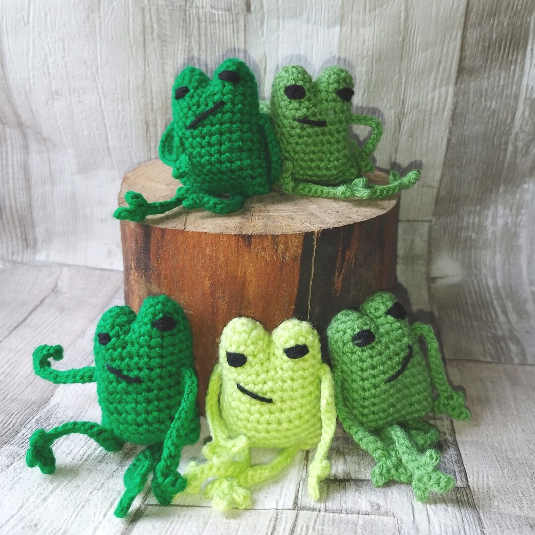 Cute Frog Plush, Green Leggy Frog, Frog Friend, Worry Pet, Desk Buddy ...