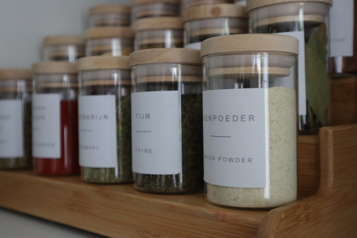 72 Herbs, Spices, Pasta and Rice Stickers - Etsy