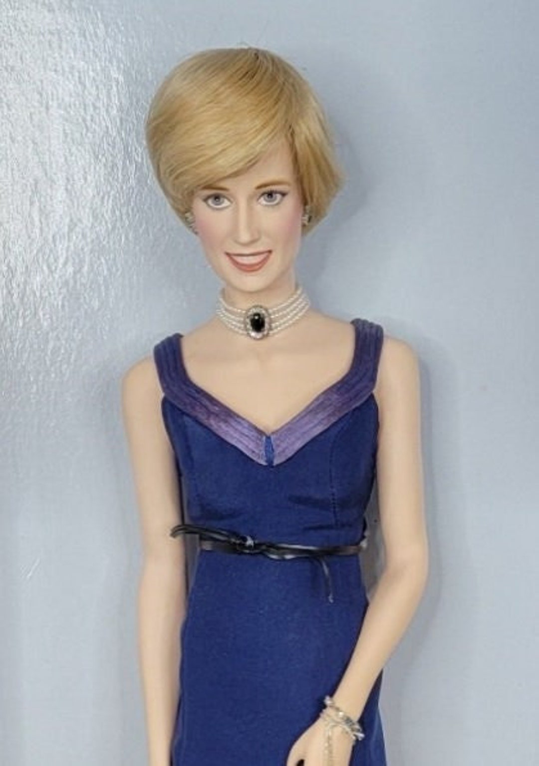 Diana Princess of Wales Porcelain Doll in Midnight Blue - Etsy