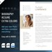 Clean, Modern and Professional Biography Resume Template Design for ...