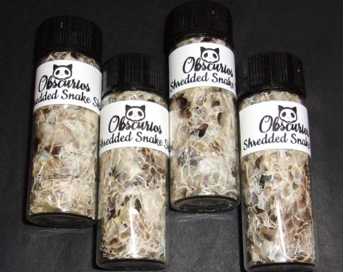 Venomous Shredded Snake Skin Shed, Protection Spells, Hot Foot Powders ...