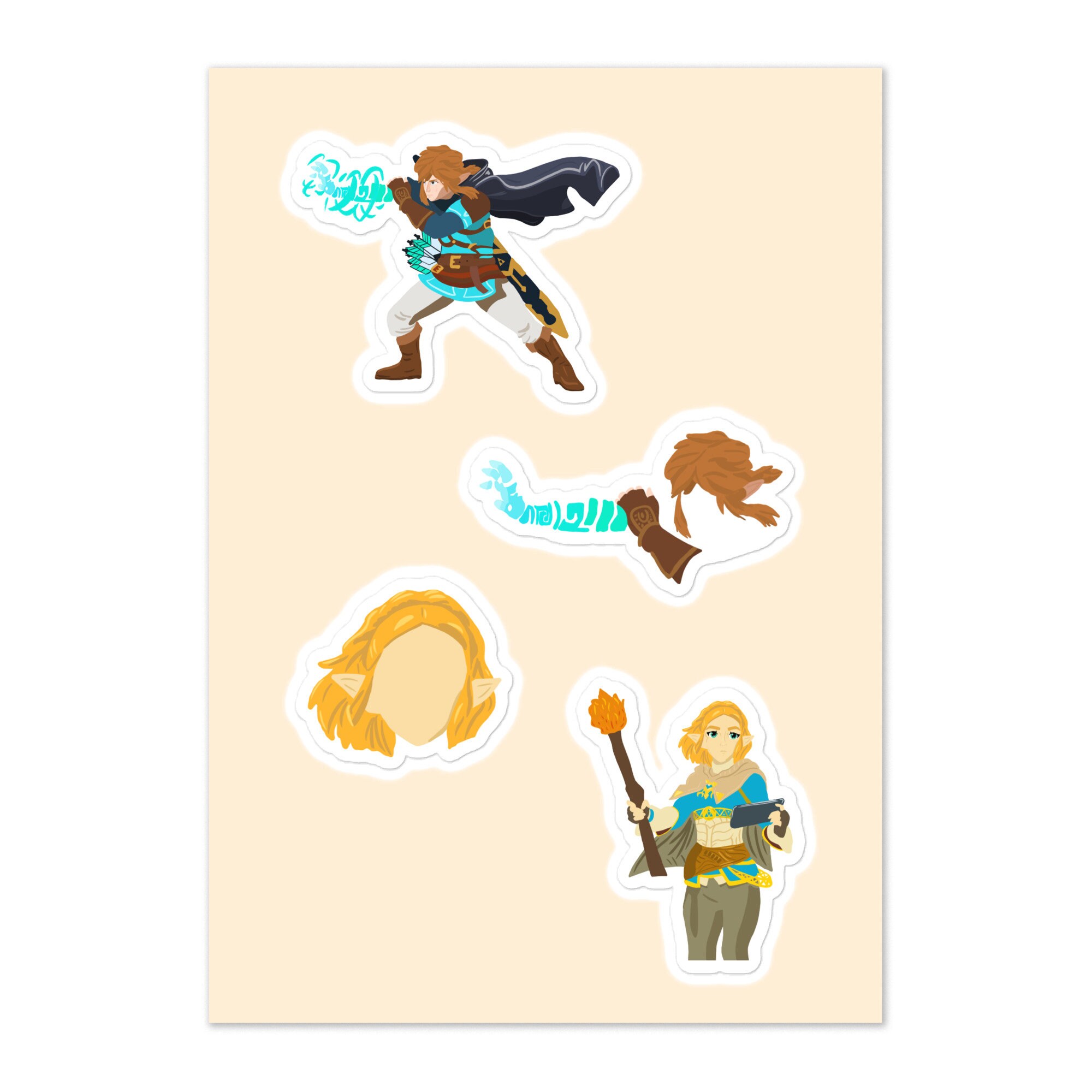 Zelda Tears of the Kingdom Sticker Sheet - Etsy