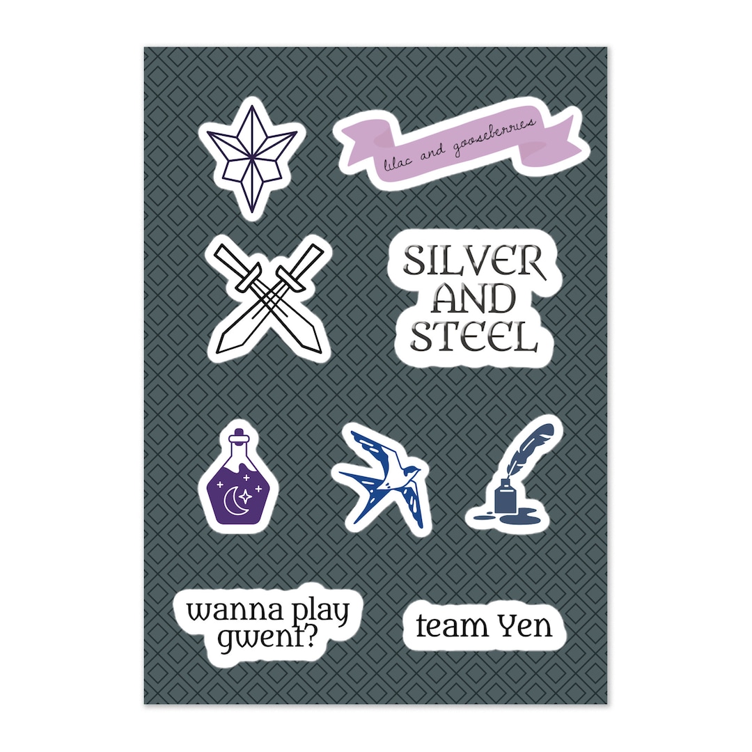 The Witcher Sticker Set - Team Yen or Team Triss - Etsy