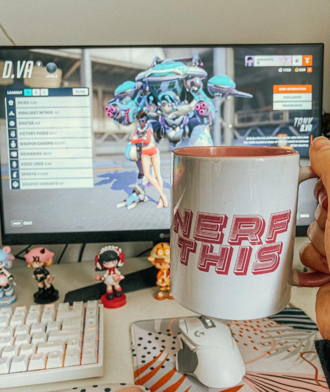 Overwatch 2 Nerf This! DVA Mug - Pink - Etsy