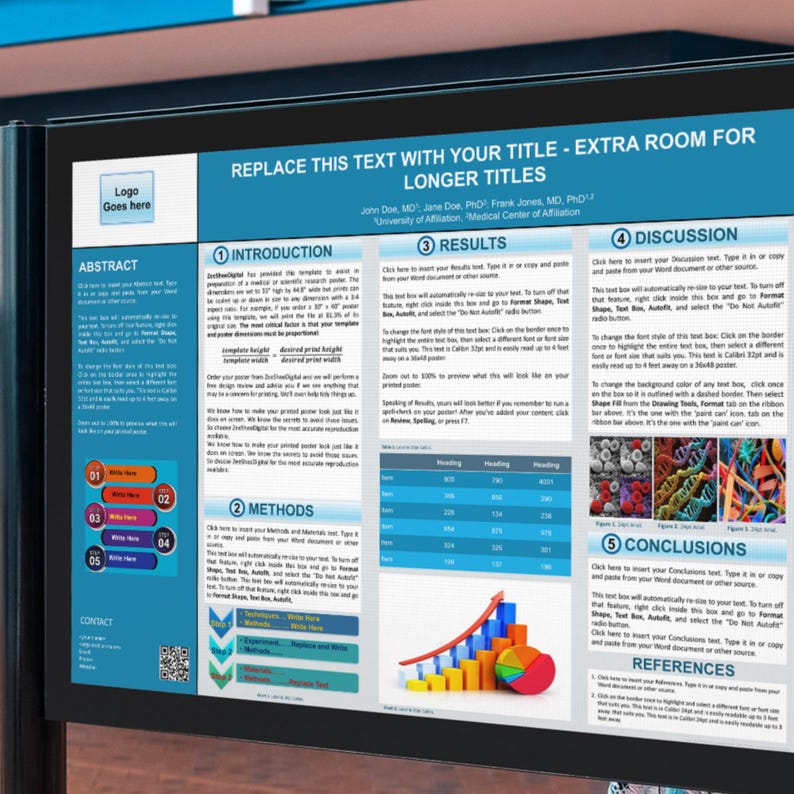Research Poster Template A0 | Editable Powerpoint for Scientific ...