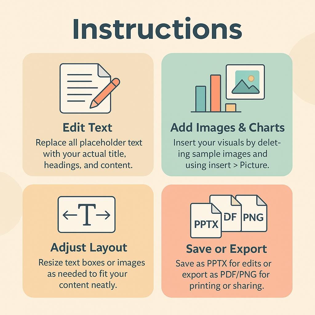Research Poster Template | Scientific & Academic Conference PPTX | A0 Editable Powerpoint Poster ...