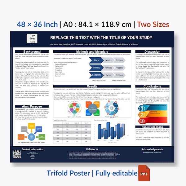Academic Poster Design A0 - Etsy