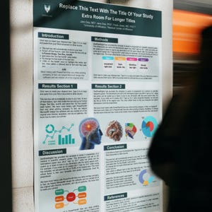 Scientific Poster Template A0 Portrait | Editable Powerpoint for ...