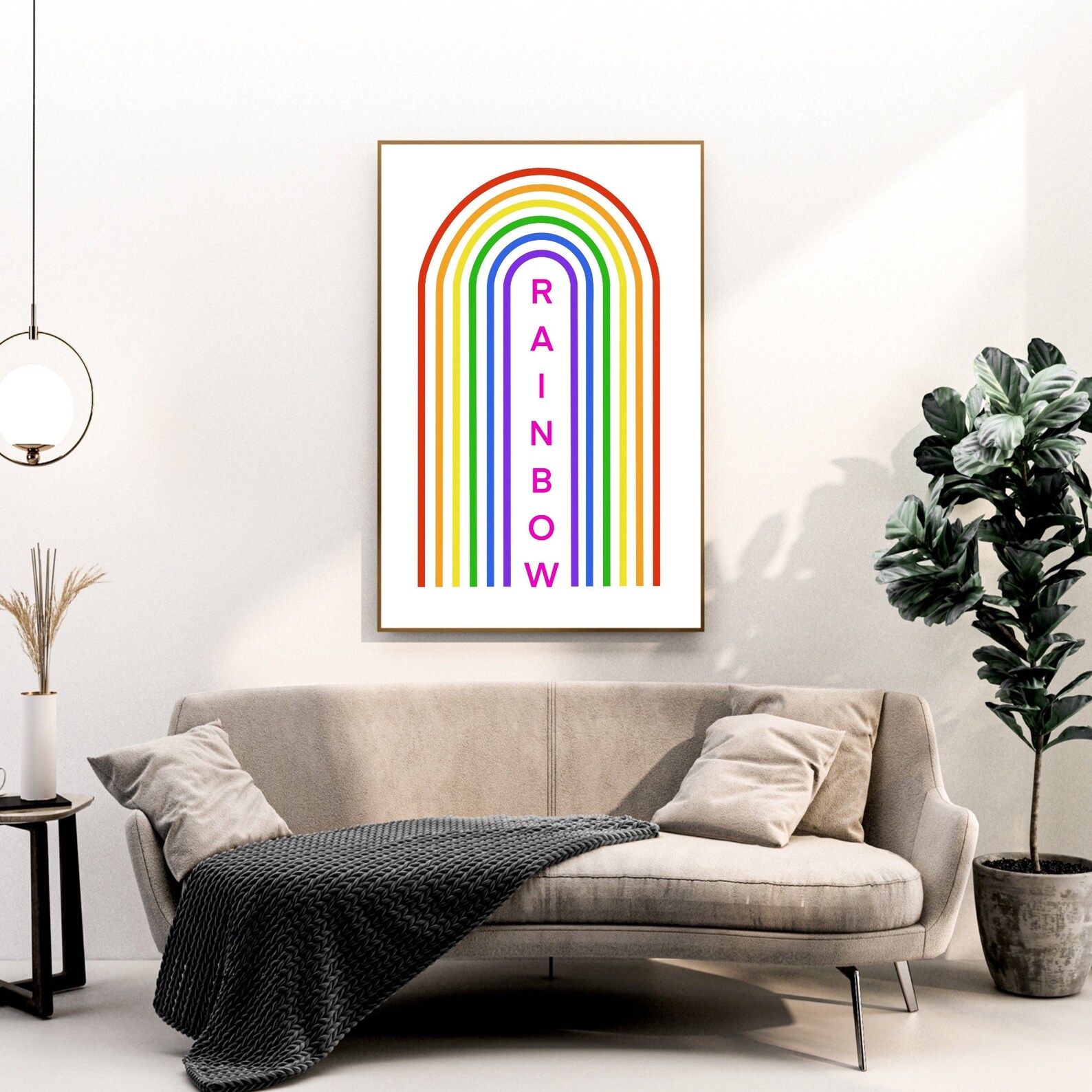 Rainbow, Pride, LGBTQ, Poster for Direct Download and Printing, Digital ...