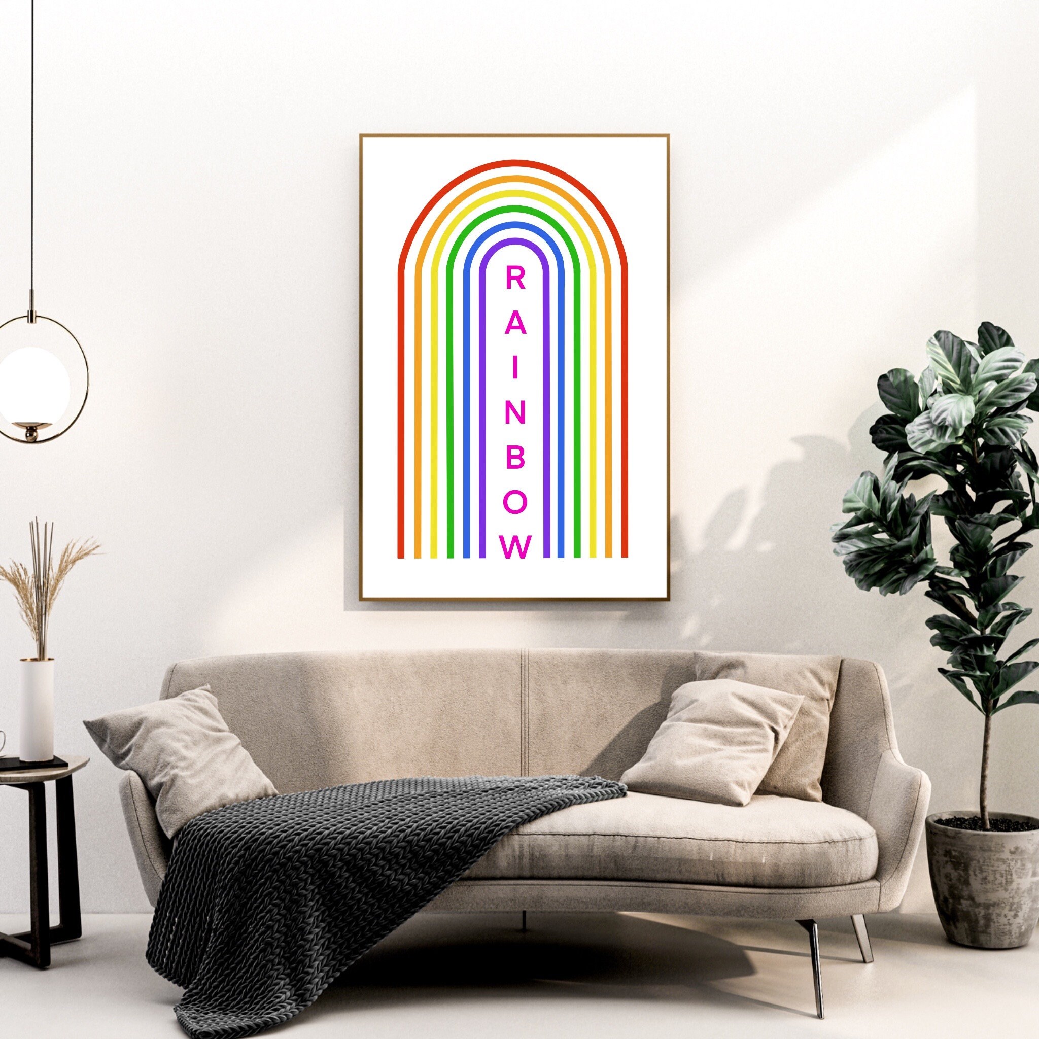 Rainbow, Pride, LGBTQ, Poster for Direct Download and Printing, Digital ...