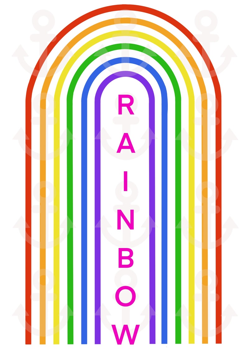 Rainbow, Pride, LGBTQ, Poster for Direct Download and Printing, Digital ...