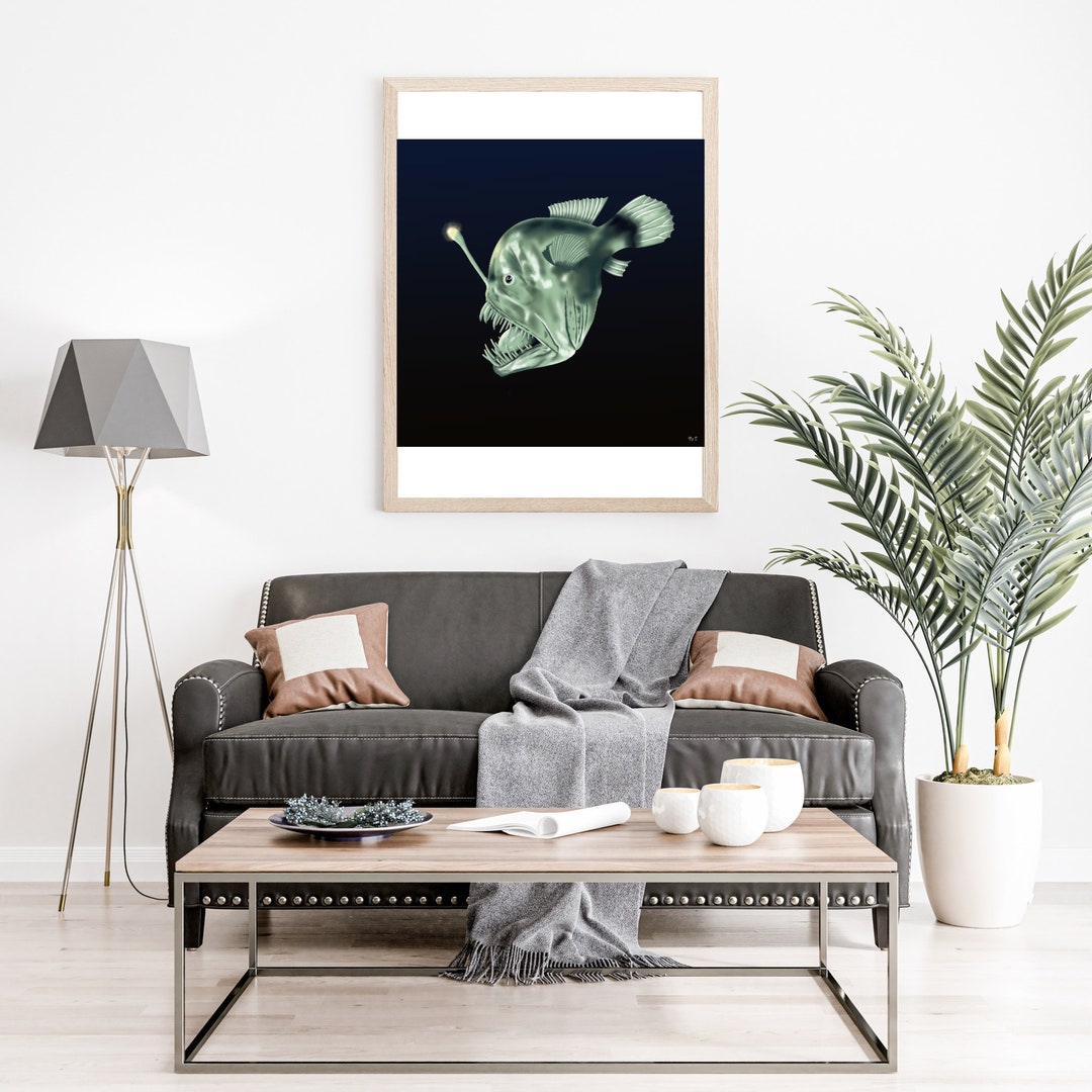 Anglerfish, Poster, Digital Art, Download, Picture to Print, Wall ...