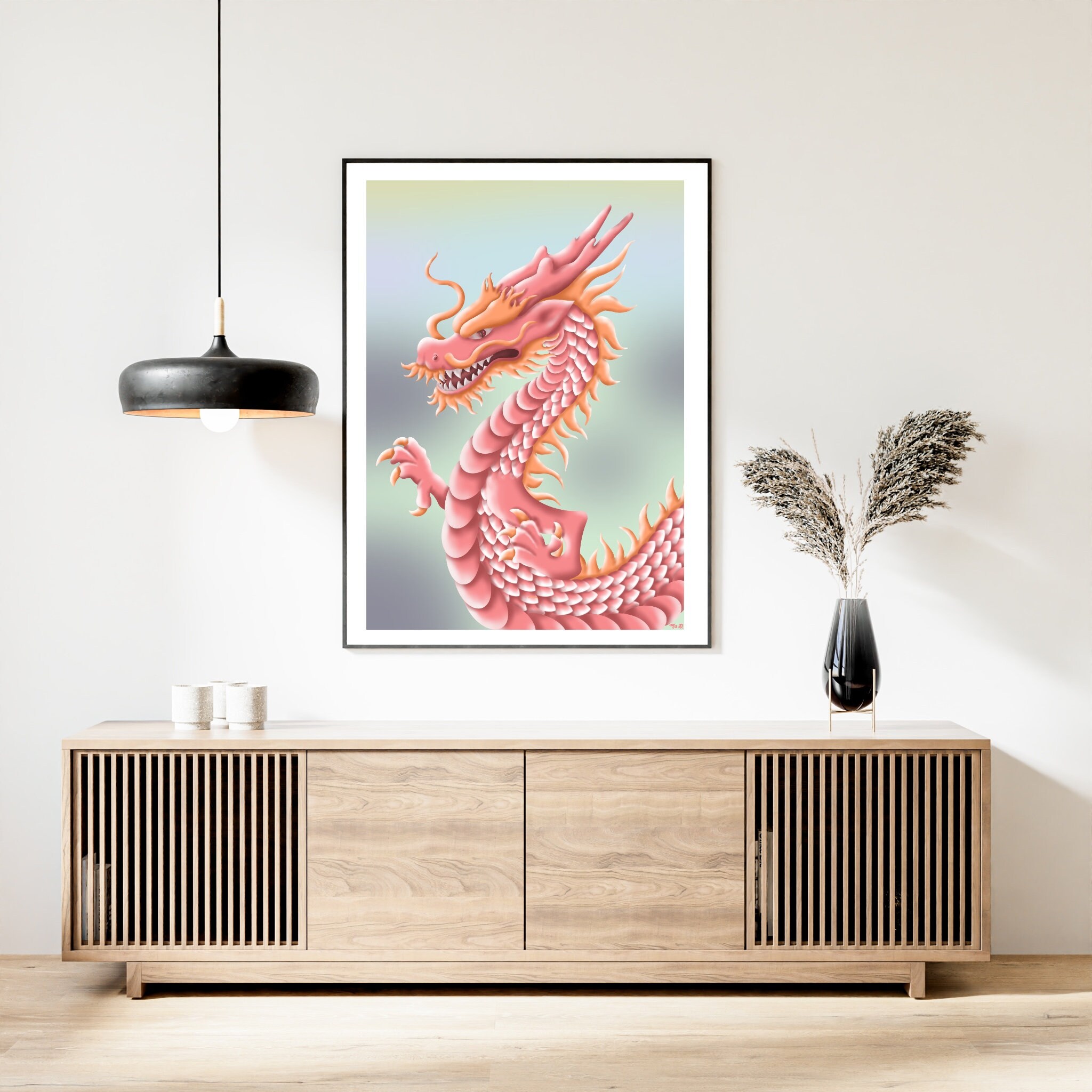 Dragon Japanese / Chinese, Poster to Download, Digital Art, Image ...