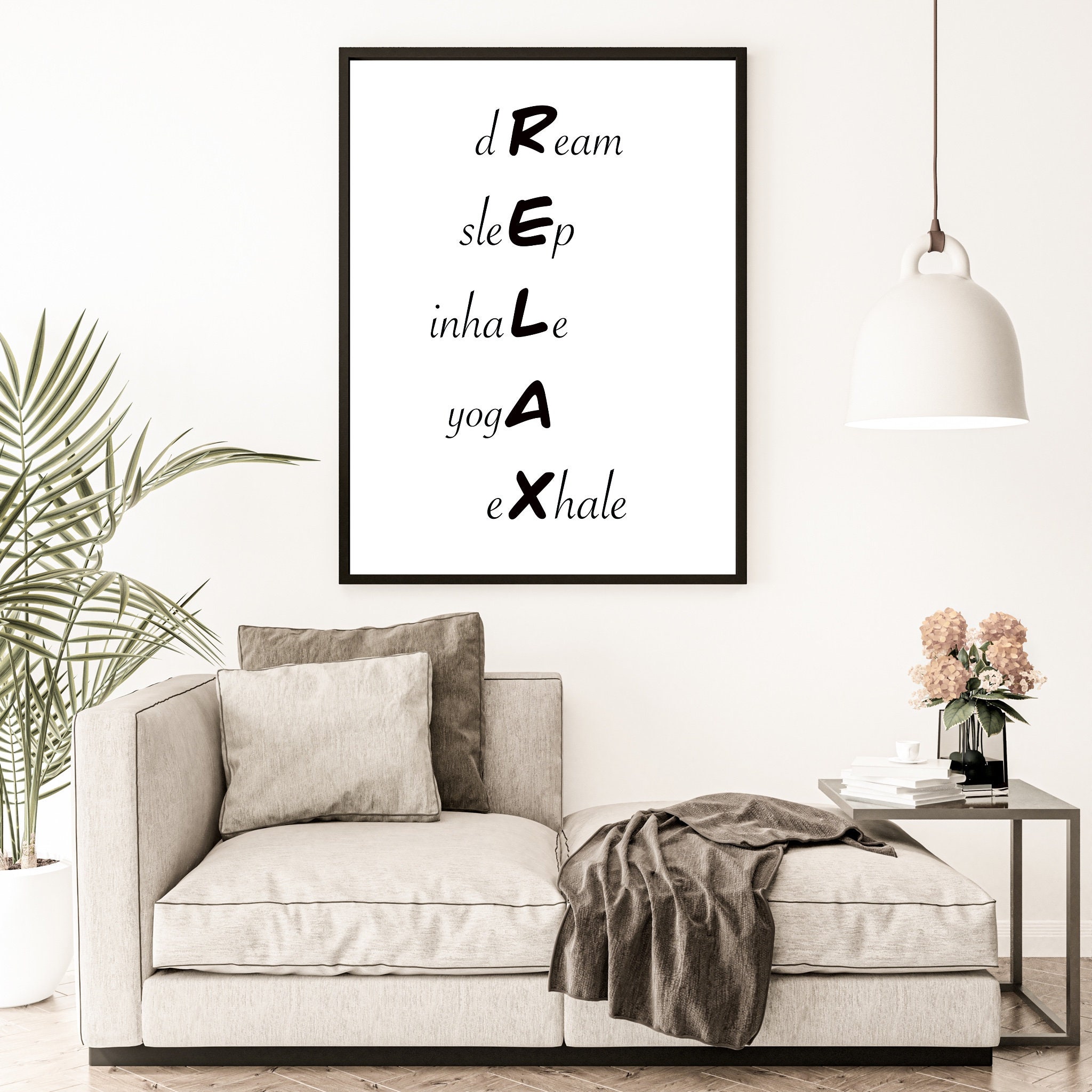 Relax, Digital Printable Poster, Digital Art, Minimalist Poster - Etsy