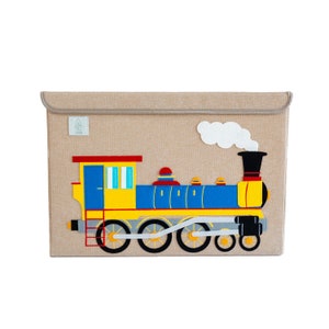 PERSONALIZED Choo Choo (train) Toy Box + Storage Box, Bedroom Decor for ...
