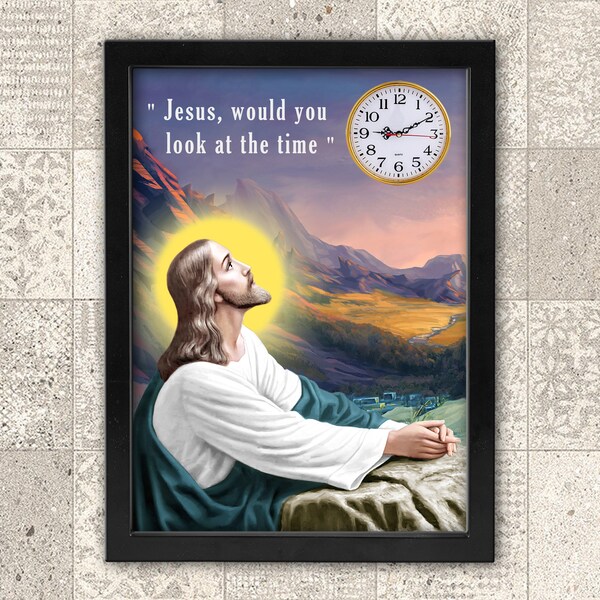 Jesus Christ Would You Look at the Time Clock - Etsy Israel