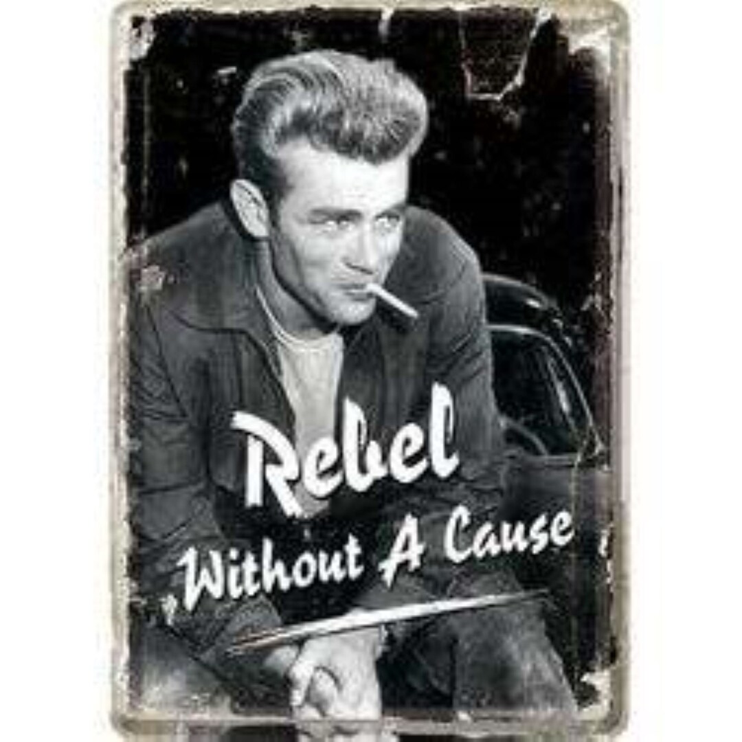 JAMES DEAN James Dean Rebel Metal Postcard - Etsy