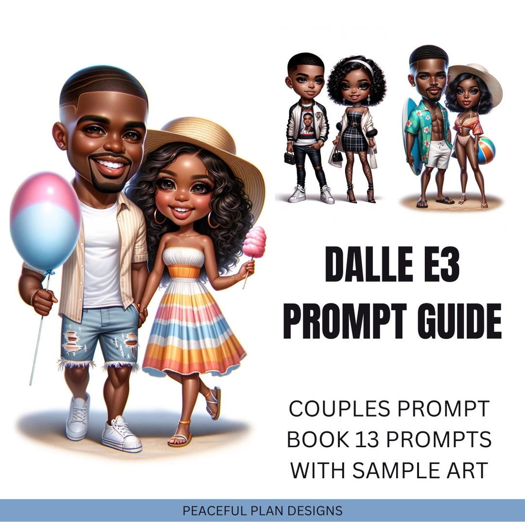 Chatgpt Dall-e3 Couple Prompt Guide PDF A.I Generated - Etsy